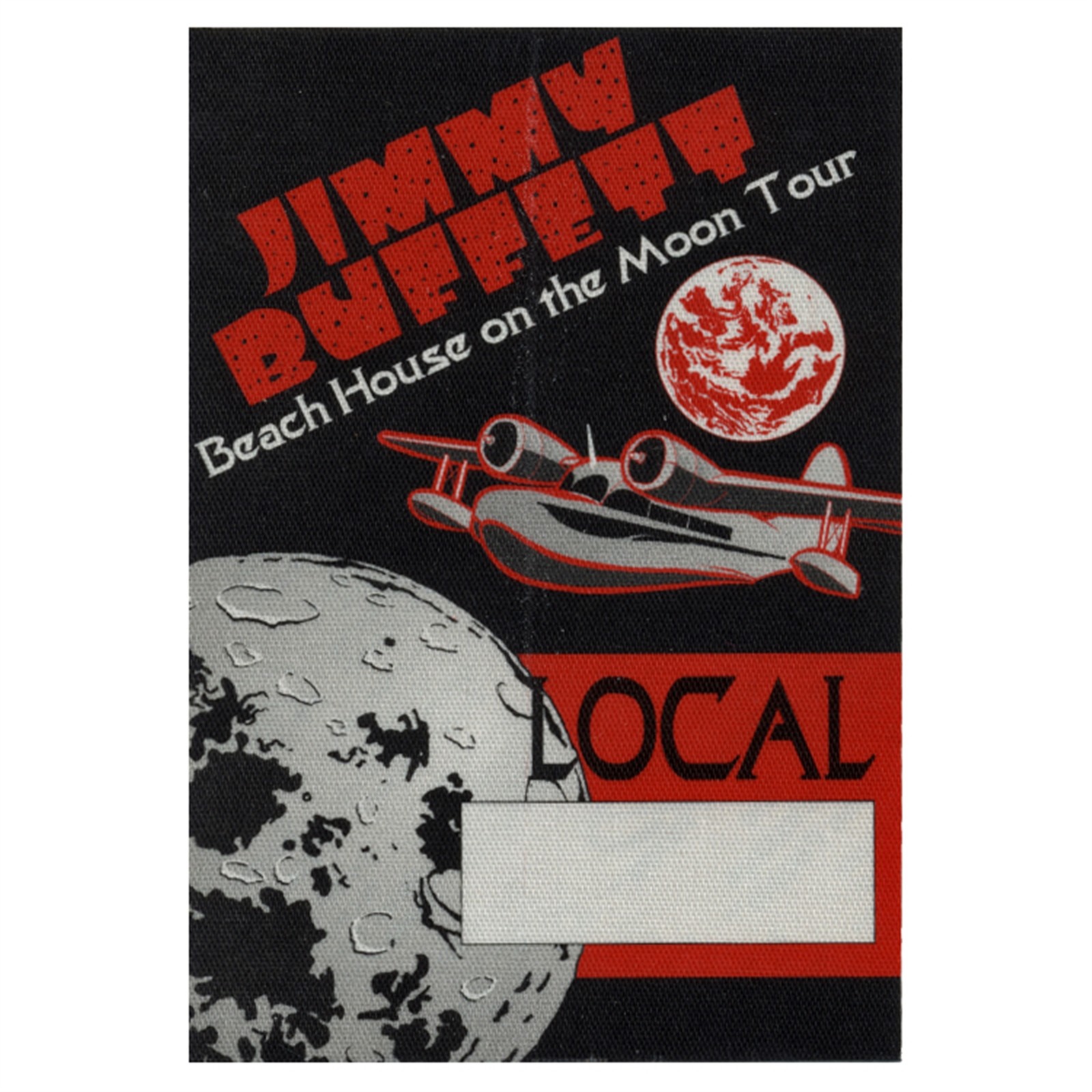 Jimmy Buffett 1999 Beach House on the Moon Concert Tour Local Backstage ...