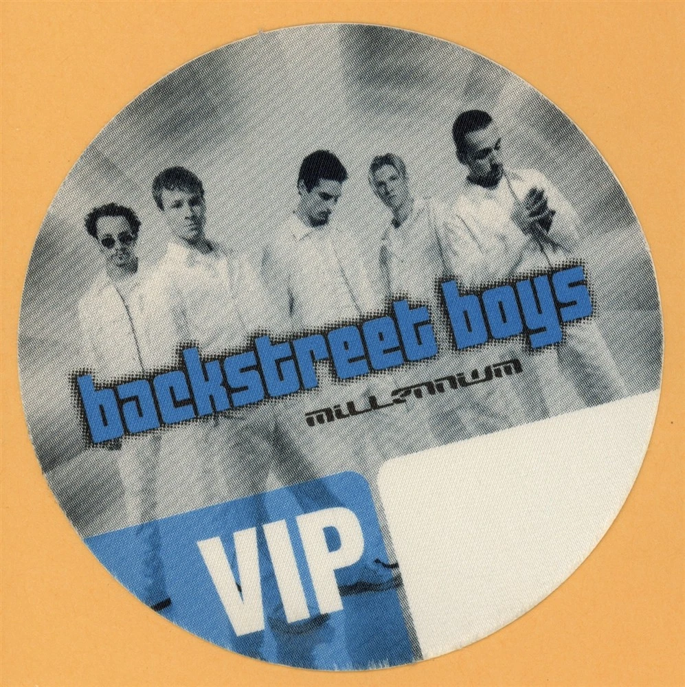 Backstreet Boys 2000 Millennium Concert Tour VIP Backstage Pass ...