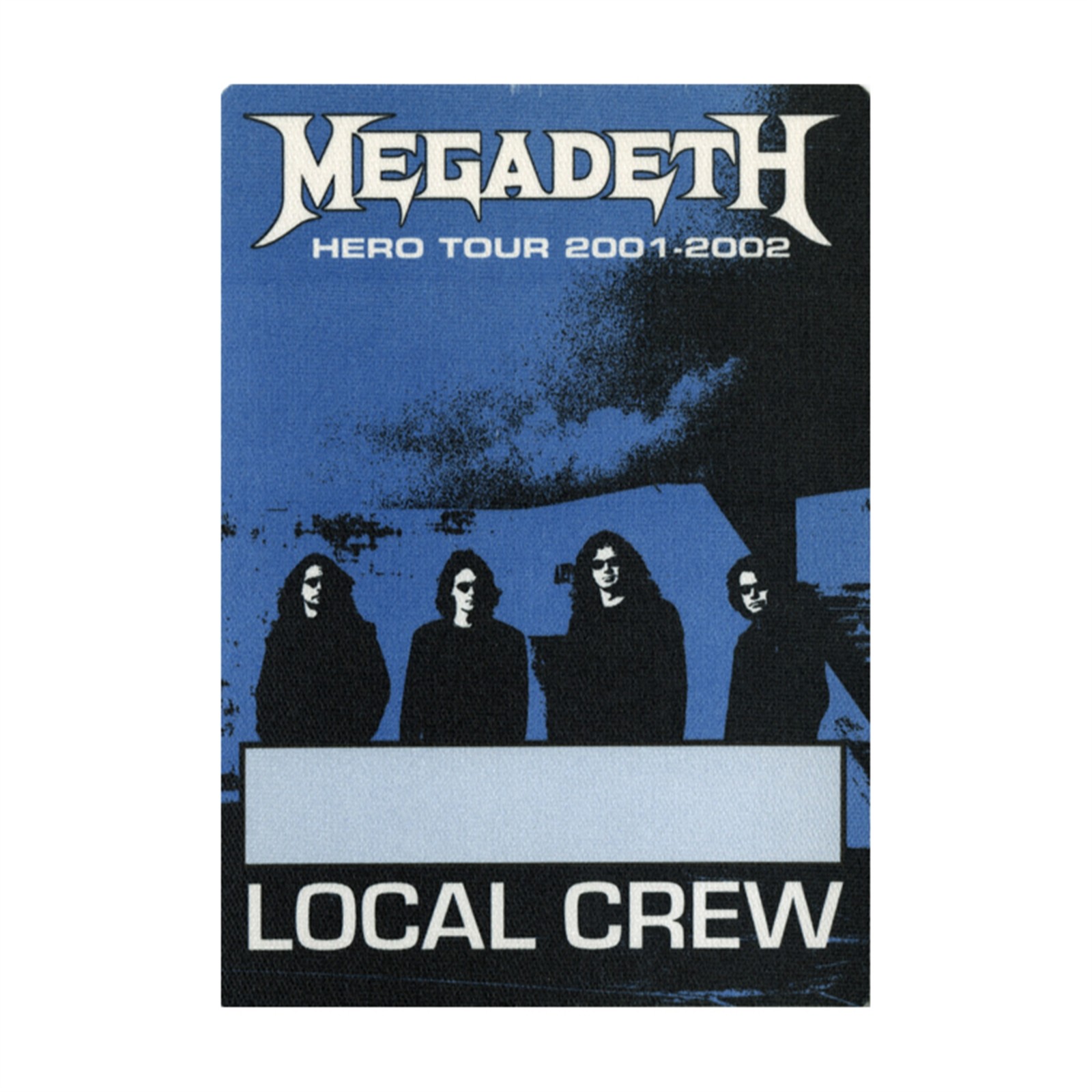 Megadeth 2001-2002 The World Needs a Hero Concert Tour Local Crew ...