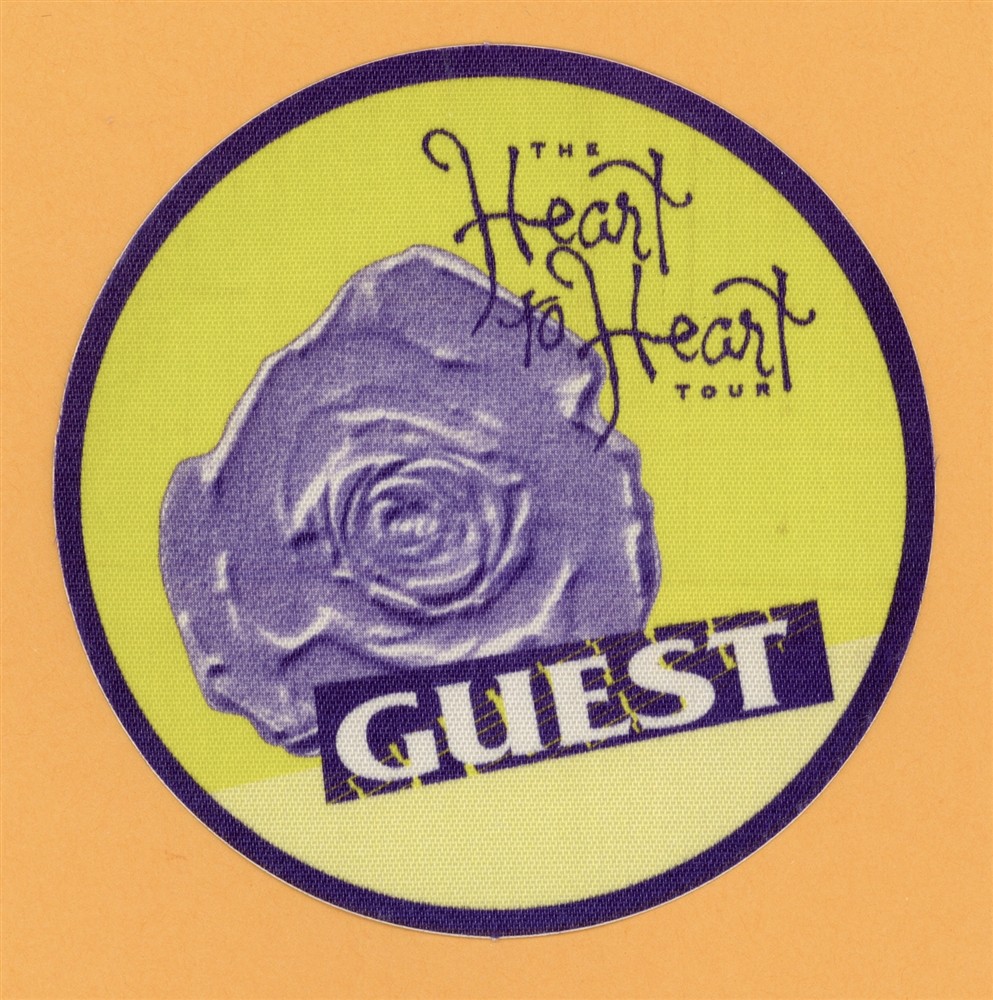 Heart 1993 Heart To Heart Concert Tour GUEST Backstage Pass | Autographia