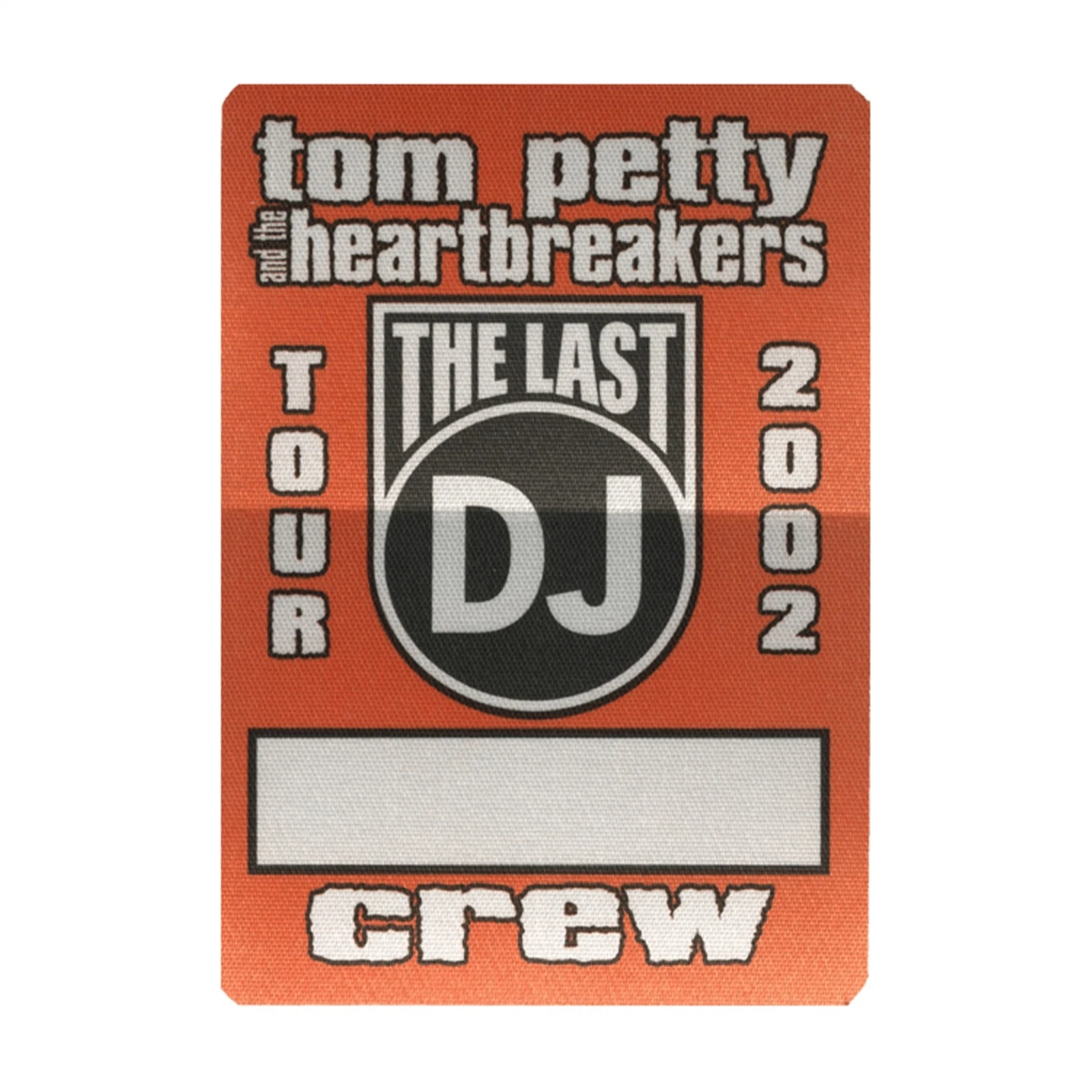 Tom Petty 2002 The Last DJ Concert Tour Working Crew Backstage Pass ...
