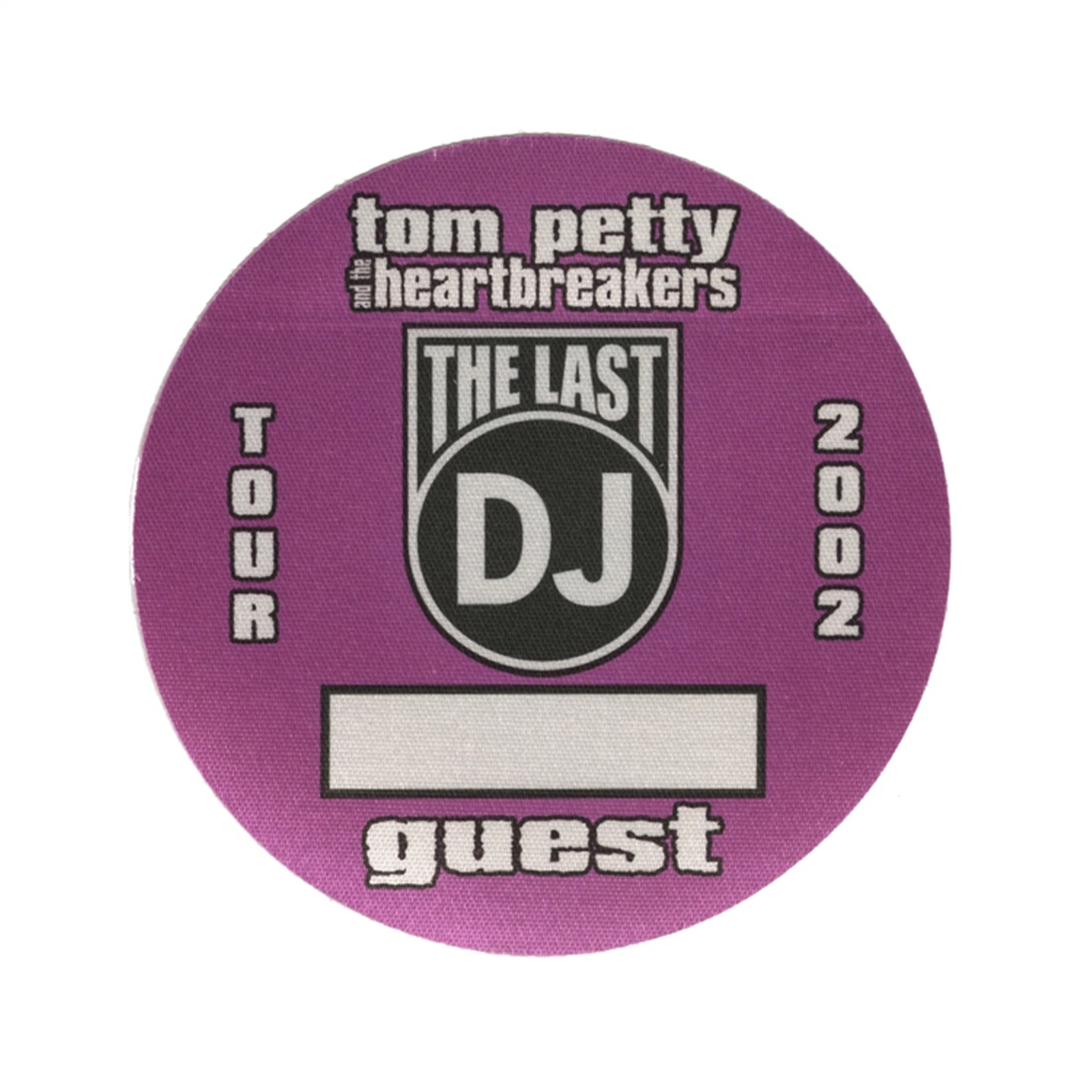 Tom Petty 2002 The Last DJ Concert Tour Guest Backstage Pass | Autographia