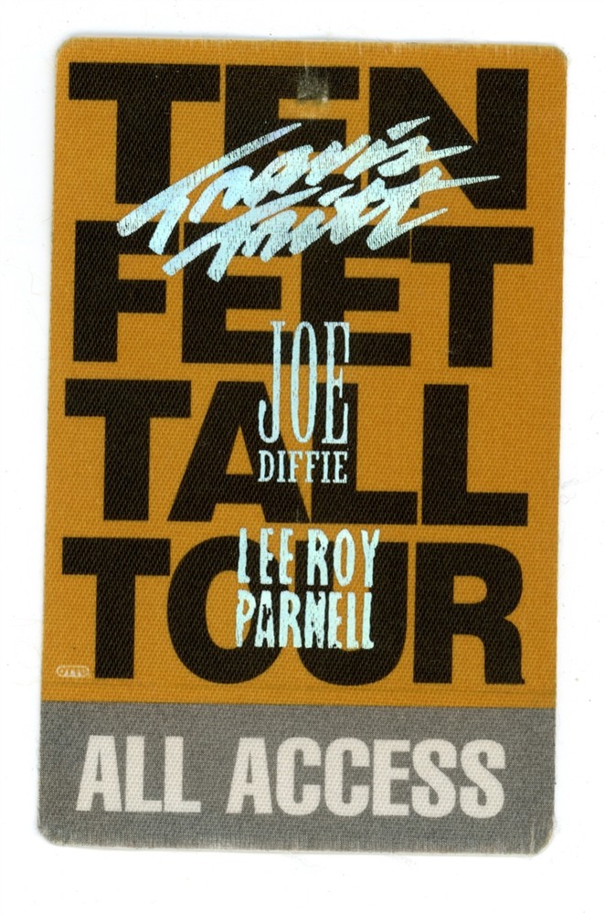 Travis Tritt All Access Vintage Backstage Pass - Ten Feet Tall Tour ...