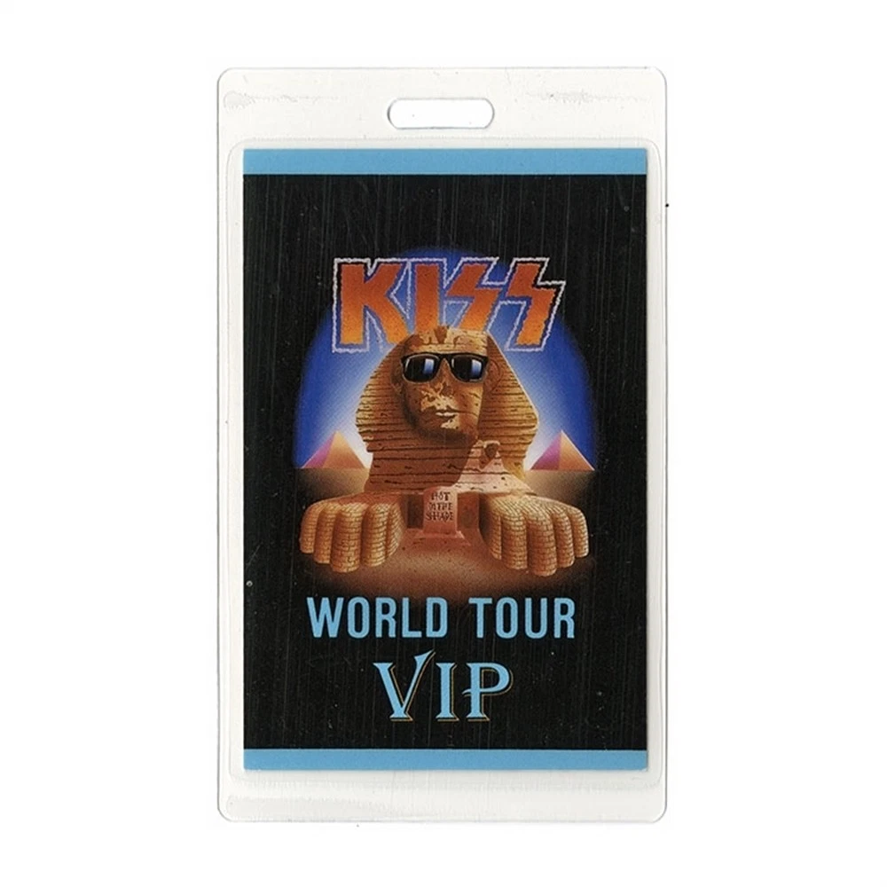 KISS 1990 Hot in the Shade Concert Tour Vintage VIP Laminated Backstage ...