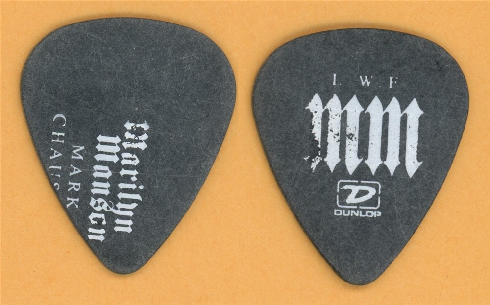 Marilyn Manson Mark Chaussee Vintage Guitar Pick - 2004 US Tour ...