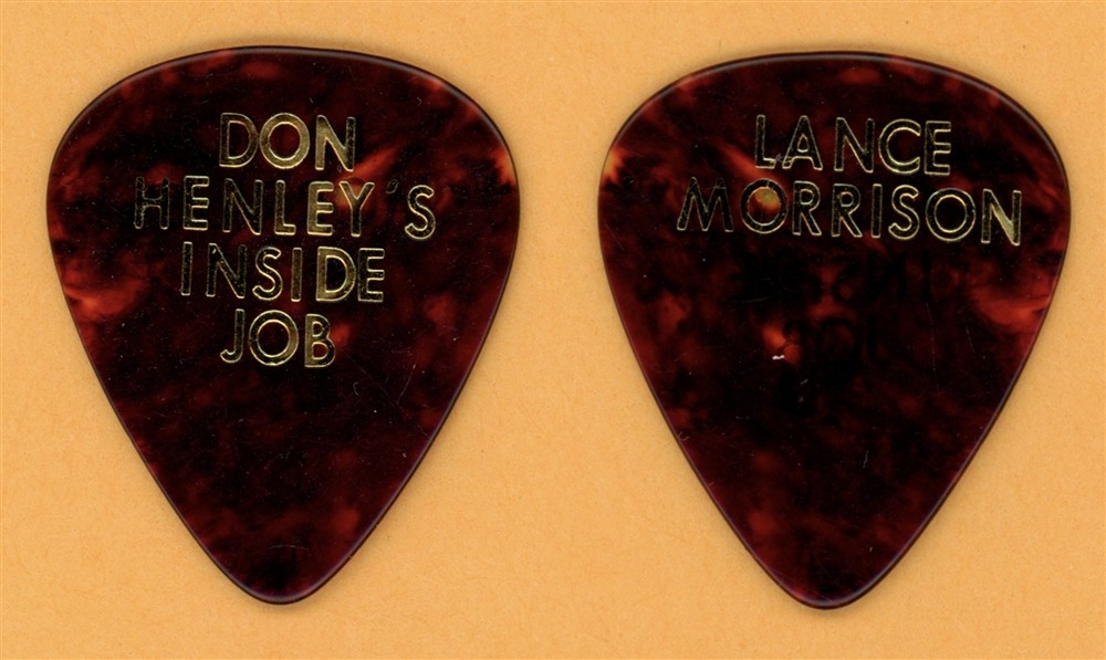 The Eagles Lance Morrison Vintage Guitar Pick - 2000 Inside Job Tour ...