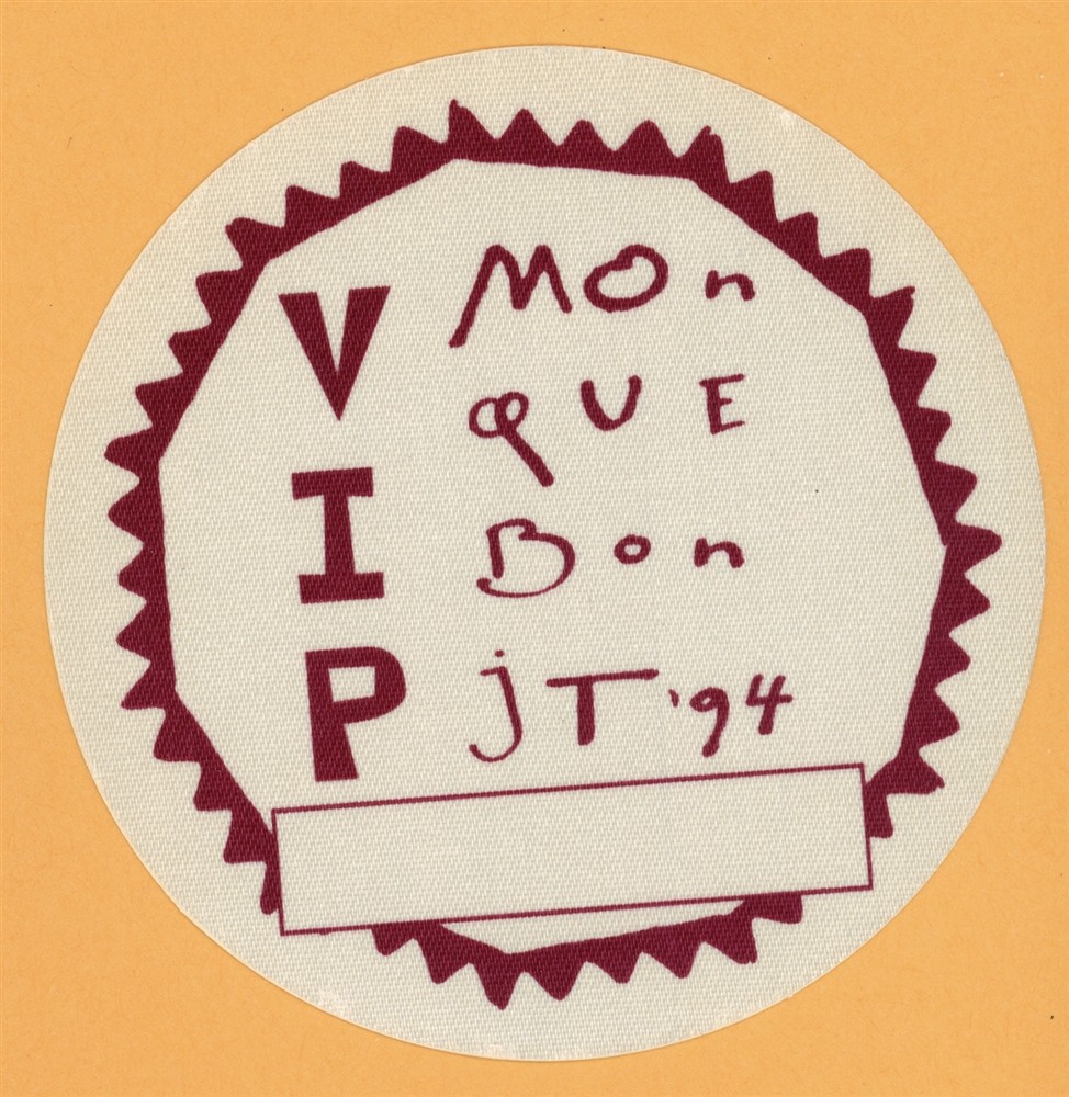 James Taylor 1994 Monque Bon Concert Tour VIP Backstage Pass | Autographia