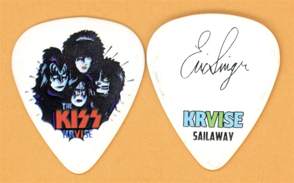 KISS Eric Singer SAILAWAY Vintage Guitar Pick - 2016 KRUISE VI Tour ...