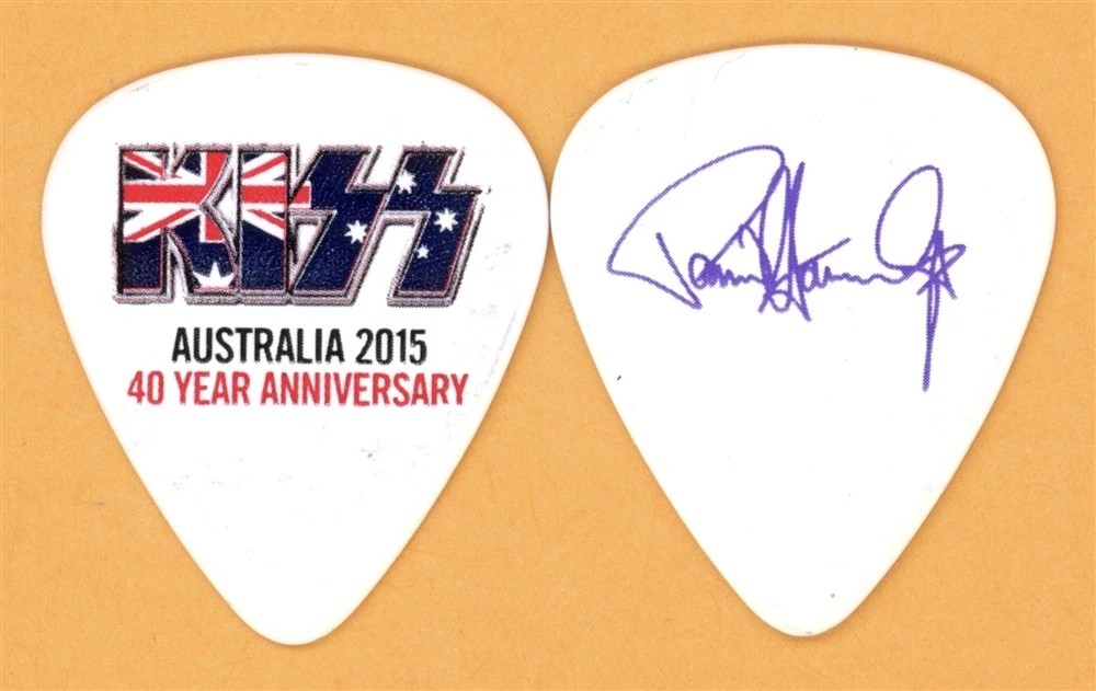 KISS Paul Stanley Vintage Guitar Pick - 2015 Australian 40th ...