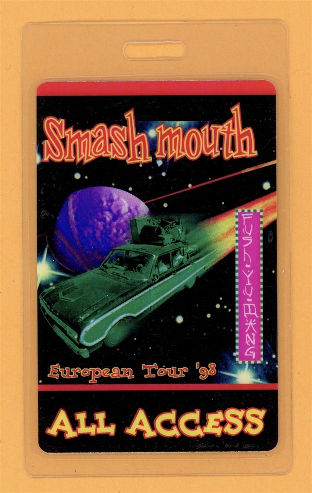 Smash Mouth 1998 Astro Lounge Tour All Access Laminated Backstage Pass ...