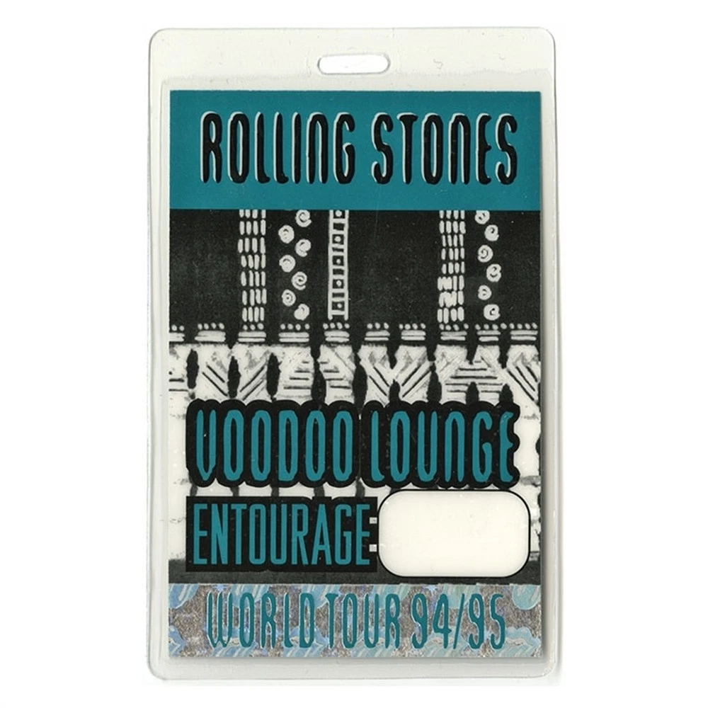 Rolling Stones 1994 Voodoo Lounge Concert Tour Foil Laminated Backstage ...