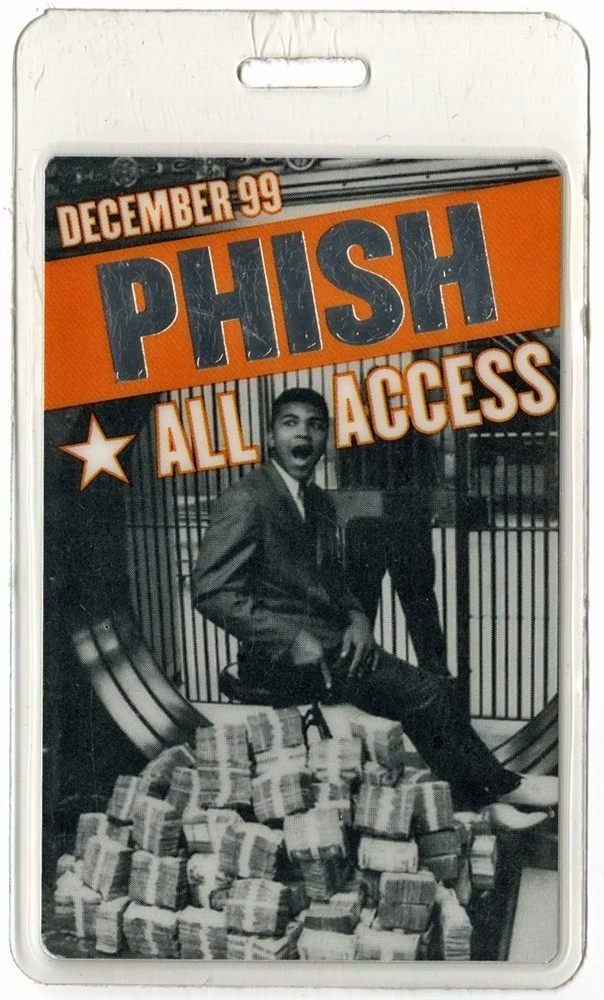 Phish 1999 The Siket Disc Concert Tour Laminated Backstage Pass ...