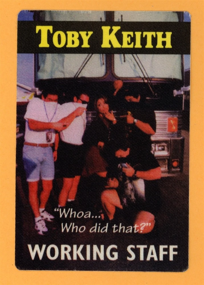 Toby Keith Vintage Tour Backstage Pass #2 | Autographia