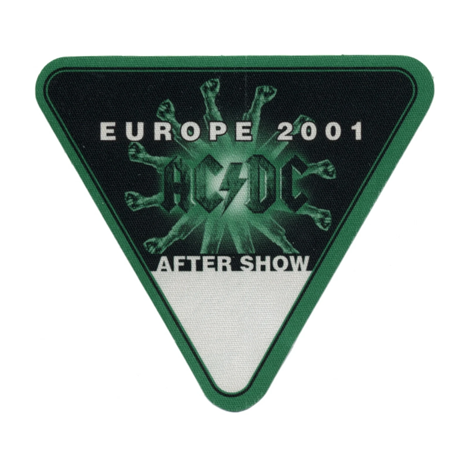 AC/DC 2001 Stiff Upper Lip Concert Tour After Show Backstage Pass - EU ...