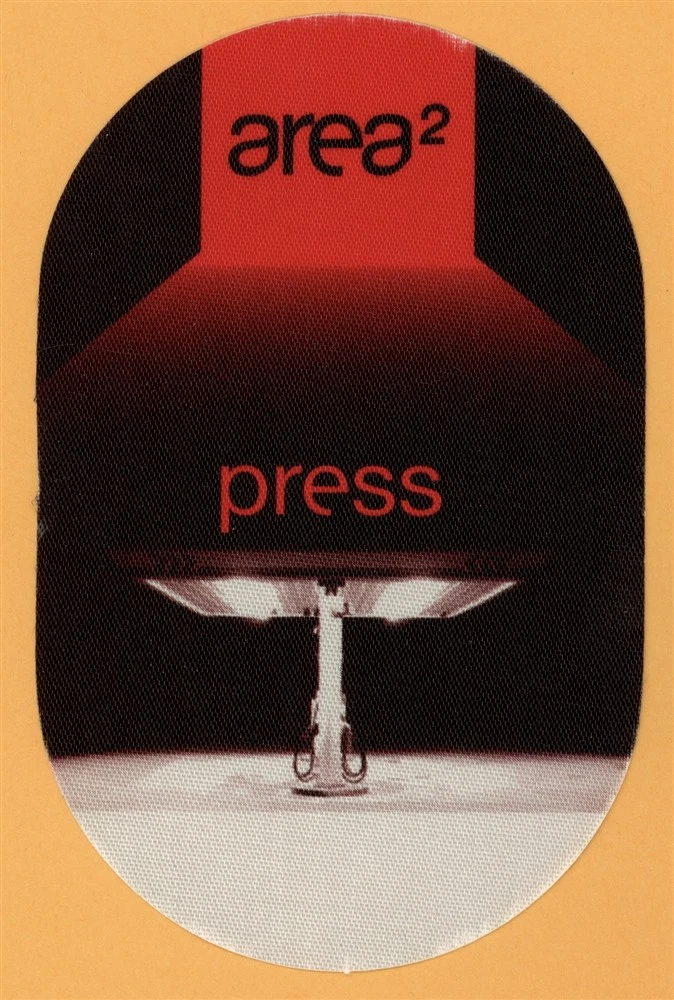 David Bowie 2002 Area One Concert Tour PRESS Backstage Pass | Autographia