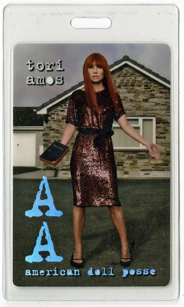 Tori Amos 2007 American Doll Posse All Access Foil Laminated Backstage ...