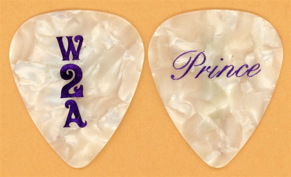Prince Vintage Guitar Pick - 2011 Welcome 2 America Tour | Autographia