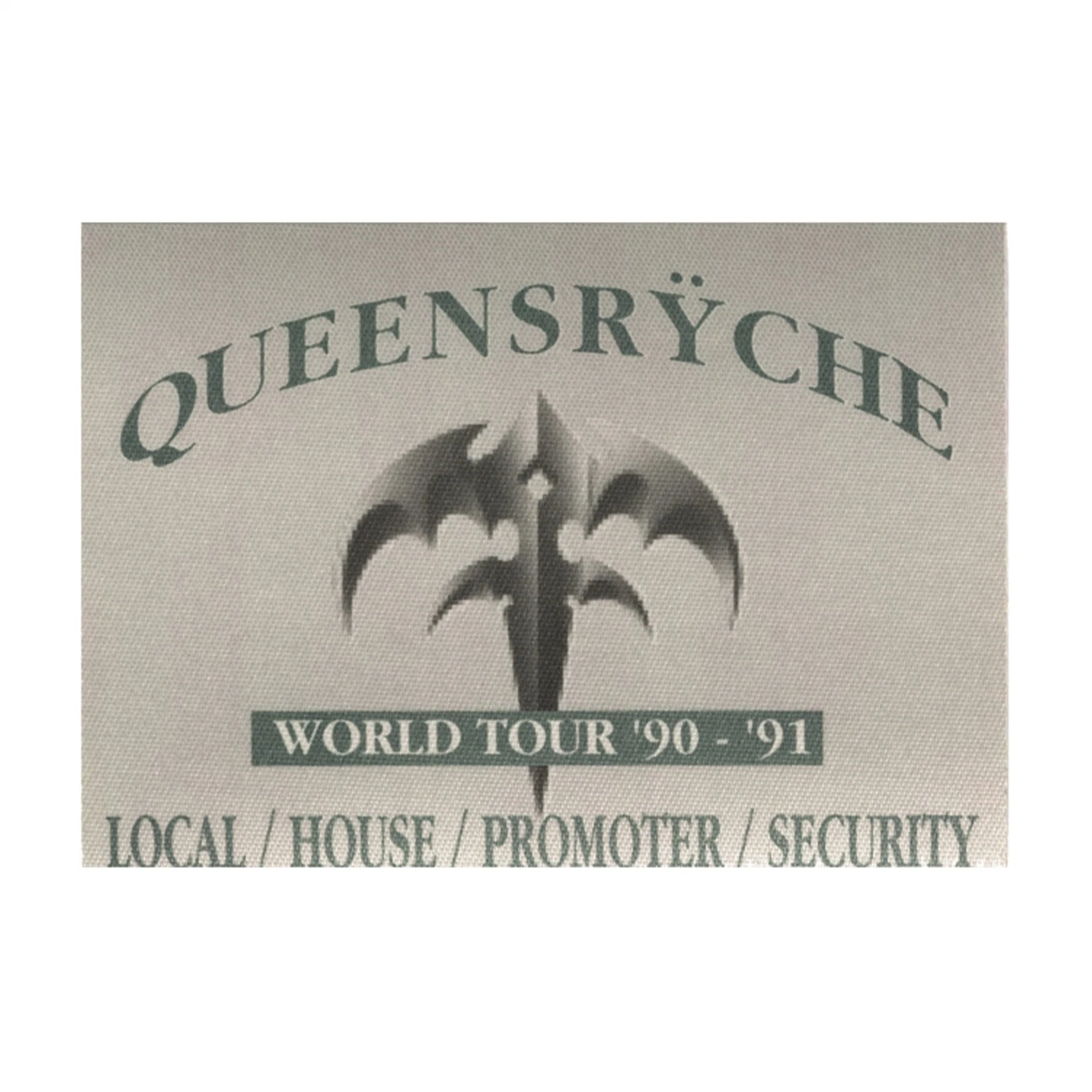 Queensryche 1990 Empire Concert Tour Local Crew Backstage Pass ...