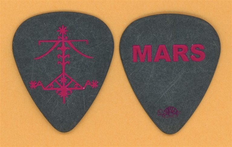 Motley Crue Mick Mars Vintage Guitar Pick - 2008 Saints of Los Angeles ...