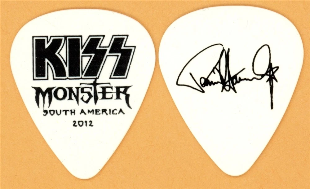 KISS Paul Stanley Vintage Guitar Pick - 2012 Monster South America Tour ...