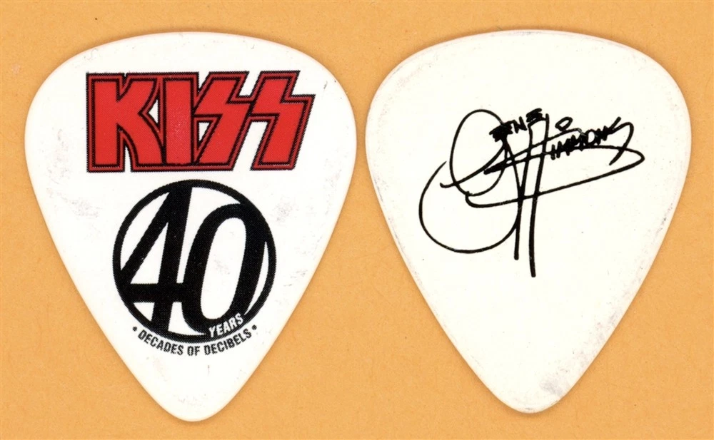 KISS Gene Simmons Vintage Guitar Pick - 2014 40th Decades of Decibels ...