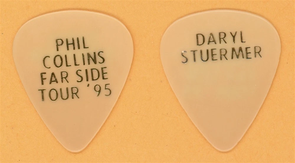 Genesis Phil Collins Daryl Stuermer Vintage Guitar Pick - 1995 Far Side ...