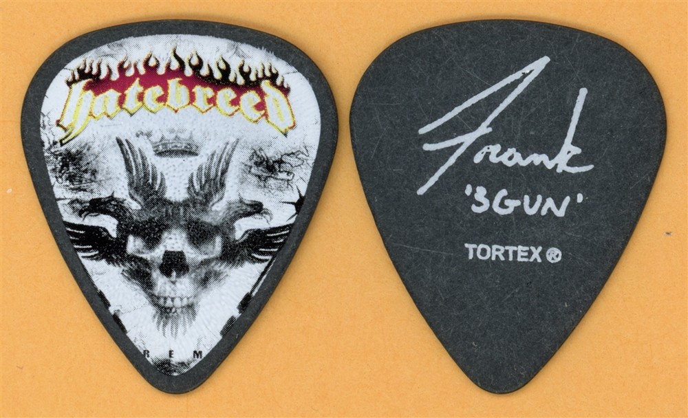 Hatebreed Frank Novinec Vintage Guitar Pick - 2007 Supremacy Tour ...