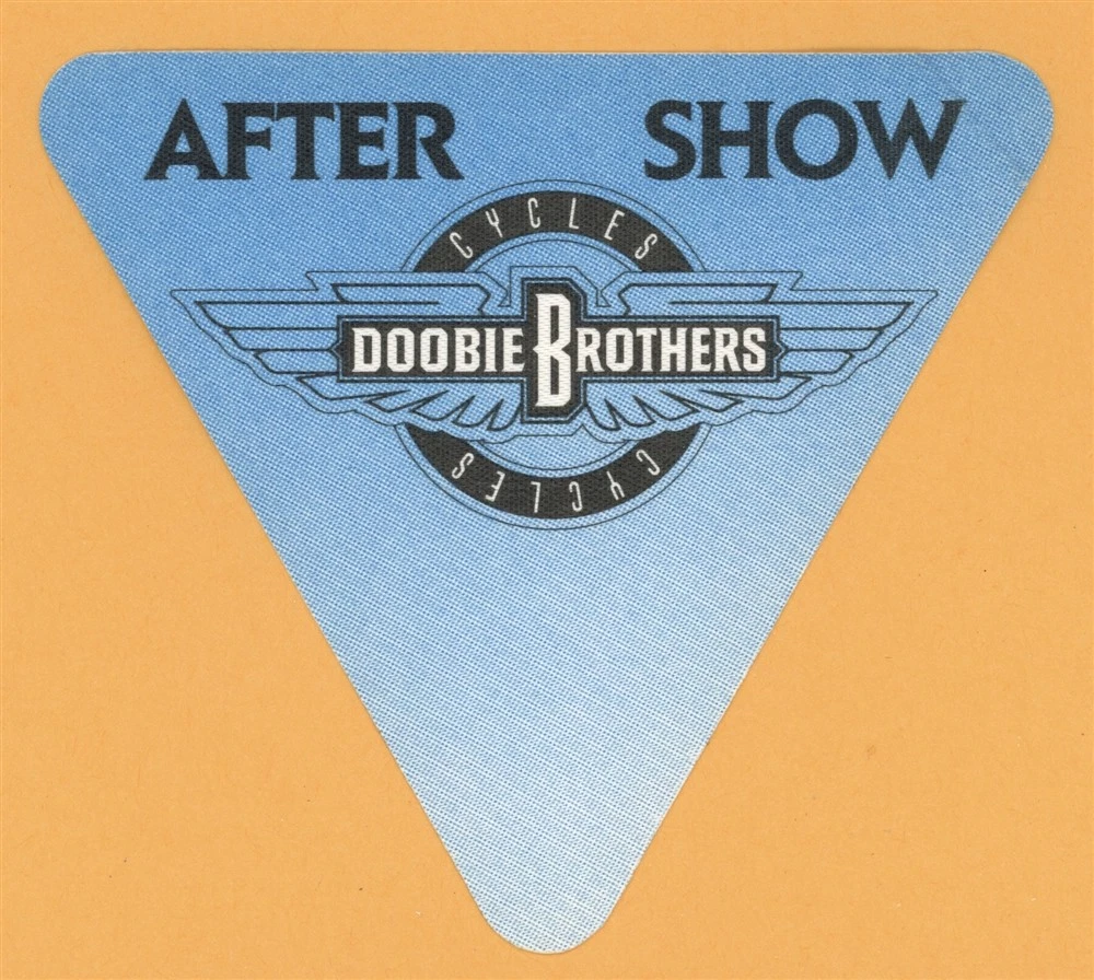 Doobie Brothers 1989 Cycles Concert Tour AFTER SHOW Backstage Pass ...