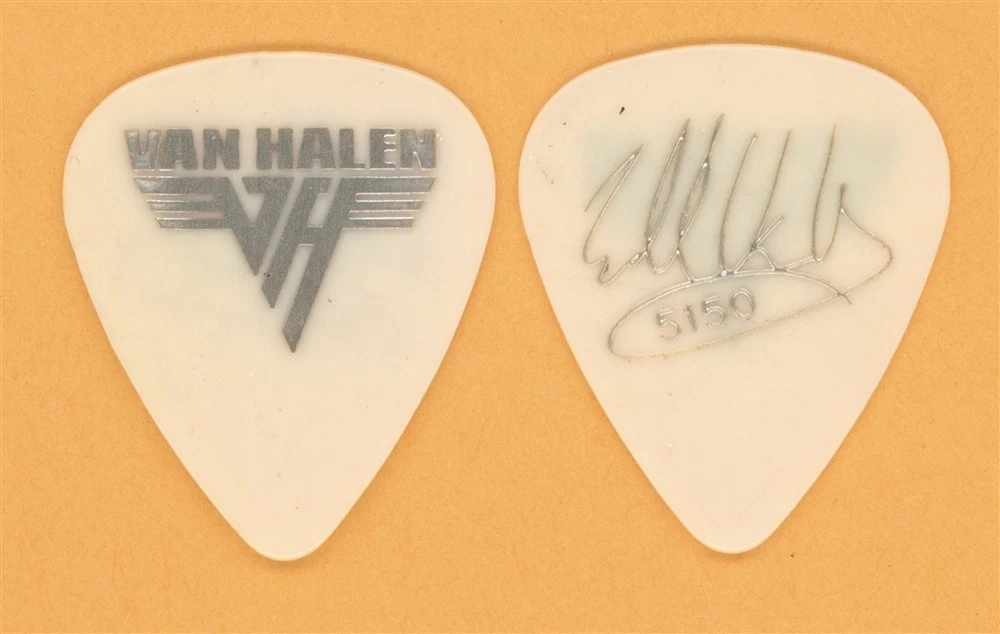 Van Halen EVH Vintage Guitar Pick - 1986 5150 Tour | Autographia