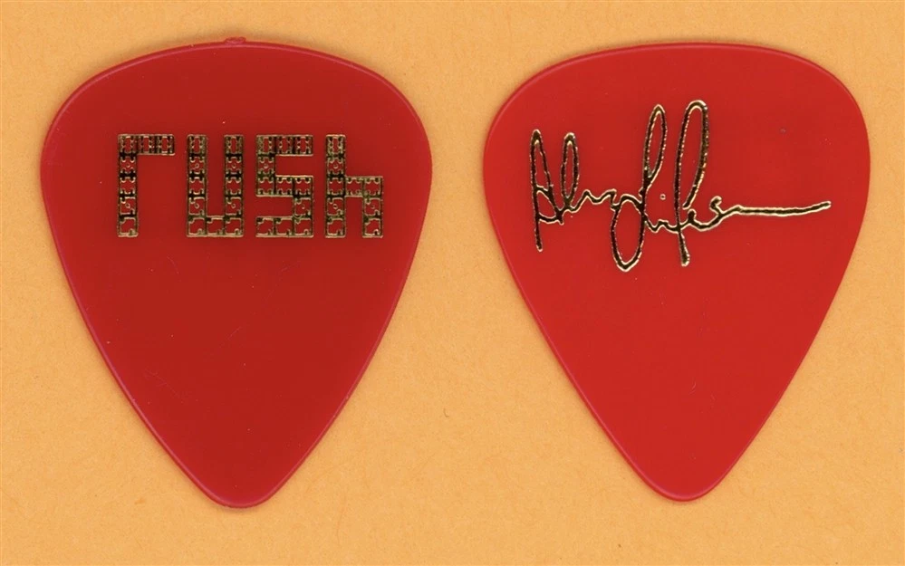 Rush Alex Lifeson Vintage Guitar Pick - 1991 Roll the Bones Tour ...