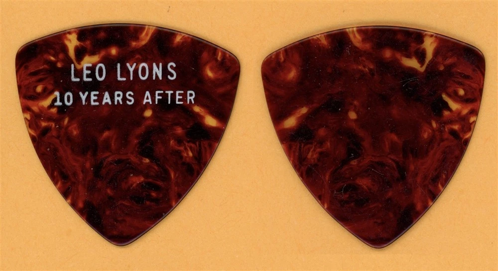 Ten Years After Leo Lyons Vintage Tour Guitar Pick - 1970 Tour ...