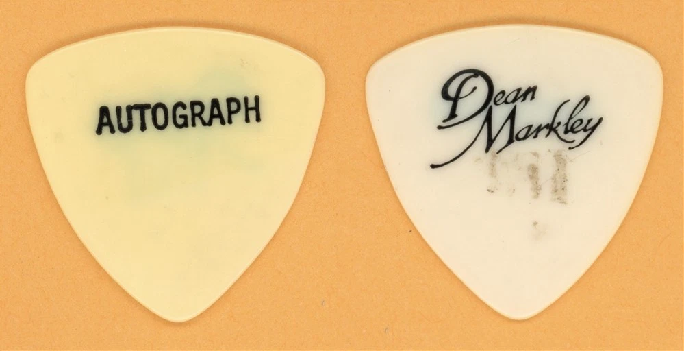 Autograph Randy Rand Vintage Bass Guitar Pick - 1984 Sign In Please ...