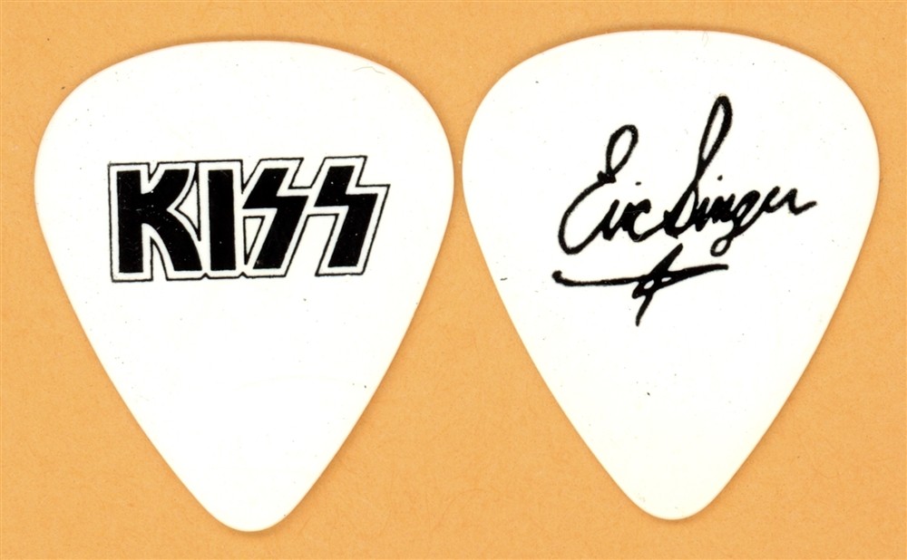 KISS Eric Singer Vintage Guitar Pick - 2012 Alive 35 Tour | Autographia