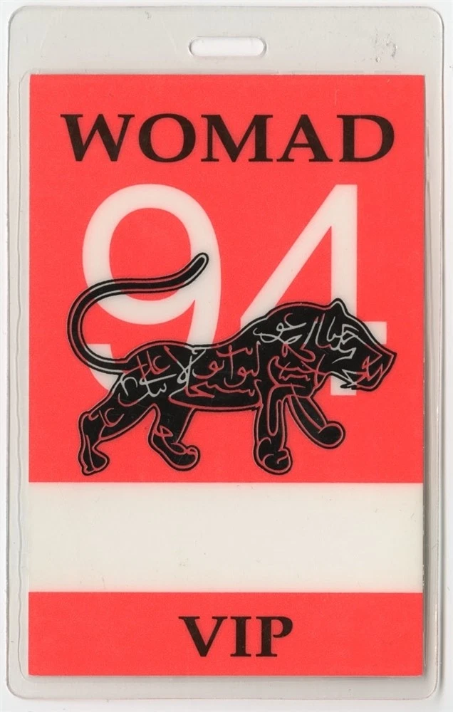 Peter Gabriel -Live - Midnight Oil 1994 Womad Arts VIP Laminated ...
