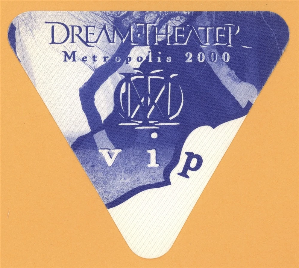 Dream Theater 2000 Metropolis Concert Tour VIP Backstage Pass | Autographia