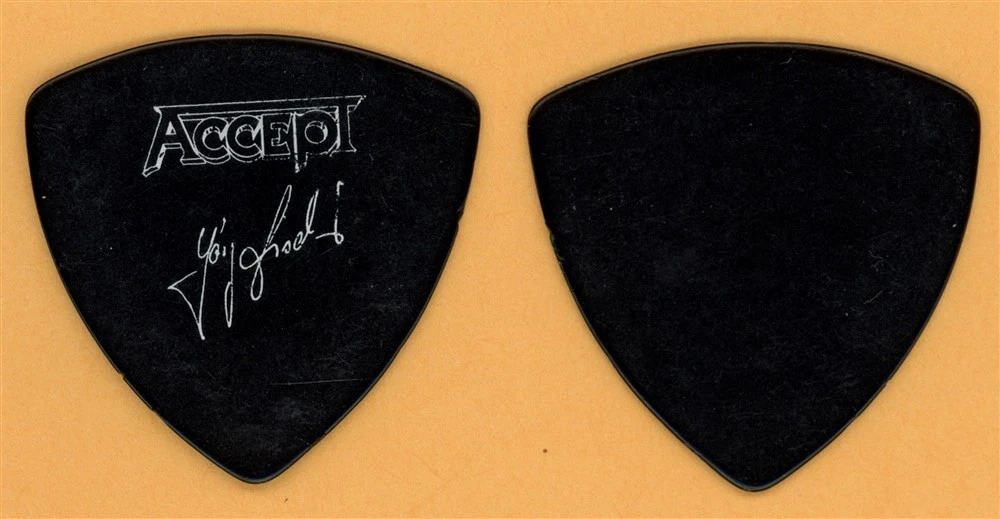 Accept Jorg Fischer Vintage Guitar Pick - 1985 Metal Heart Tour ...