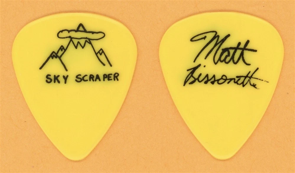 David Lee Roth Matt Bissonette Vintage Guitar Pick - 1988 Skycraper Tour | Autographia