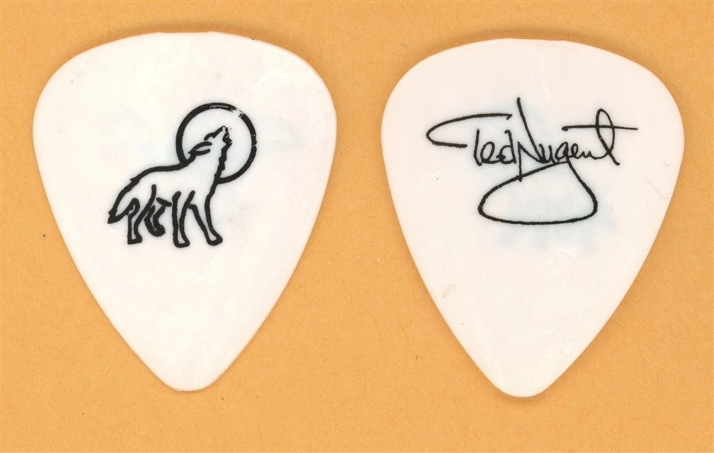 Ted Nugent Vintage Guitar Pick - 1988 Lick 'Em Tour | Autographia
