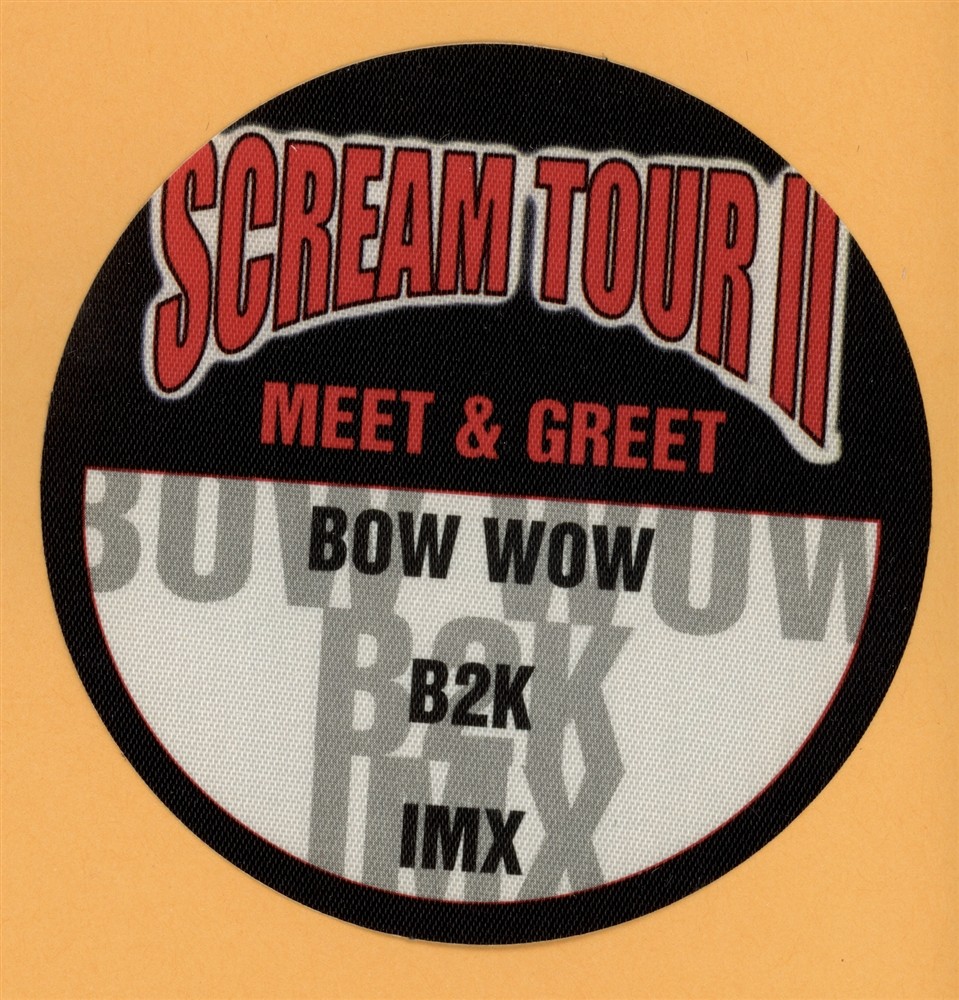 Bow Wow 2003 Scream Tour II Concert Tour MEET & GREET Backstage Pass ...