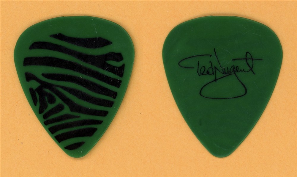 Ted Nugent Vintage Guitar Pick - 1988 Lick 'Em Tour | Autographia