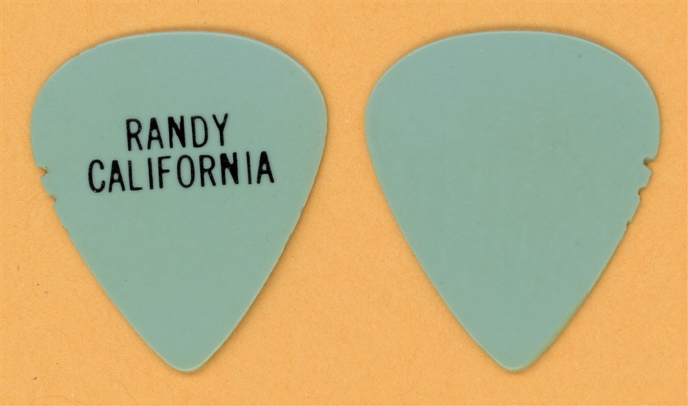 Spirit Randy California Vintage Stage Used Guitar Pick - 1977 Future ...