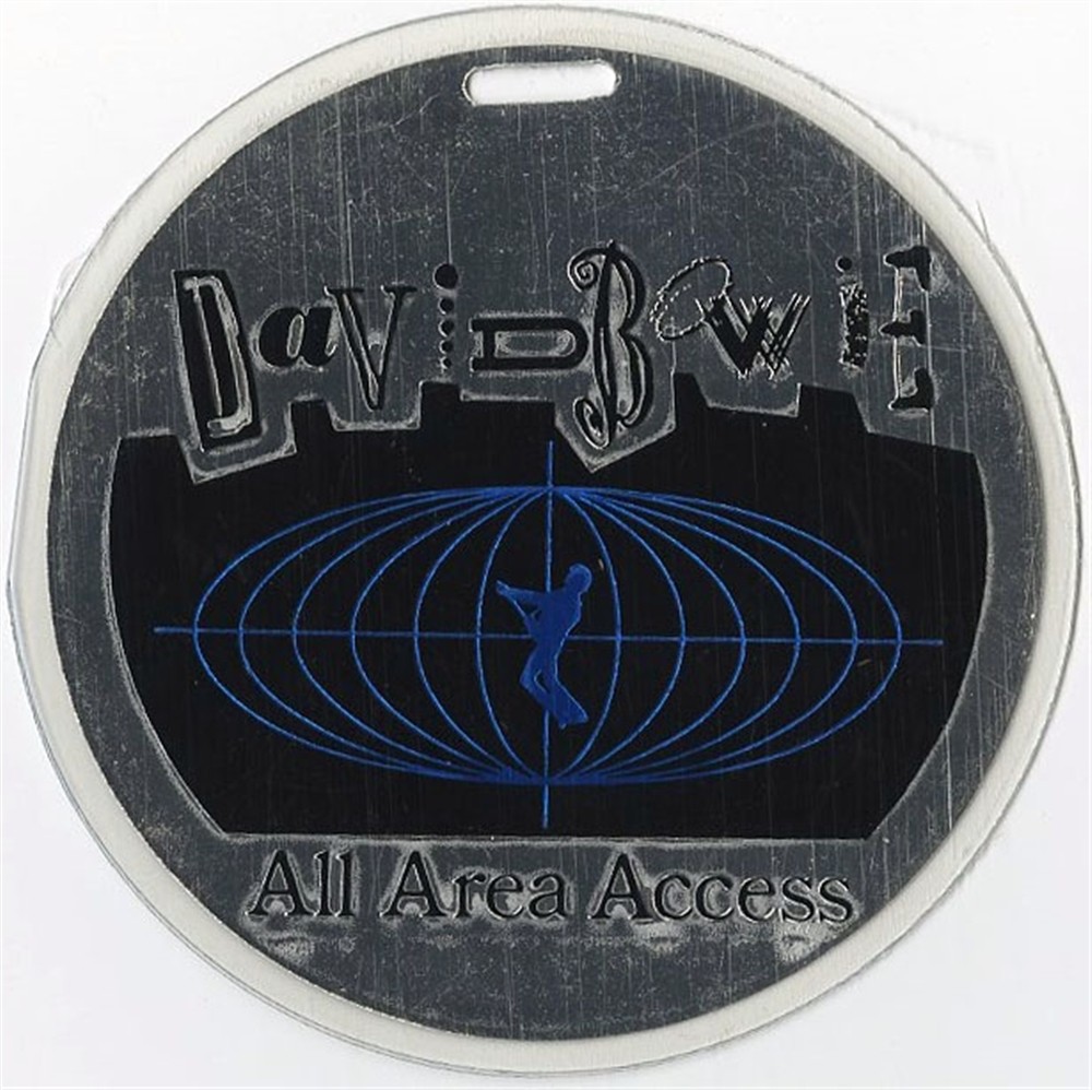 David Bowie 1987 Glass Spider Tour All Access Foil Laminated Backstage ...