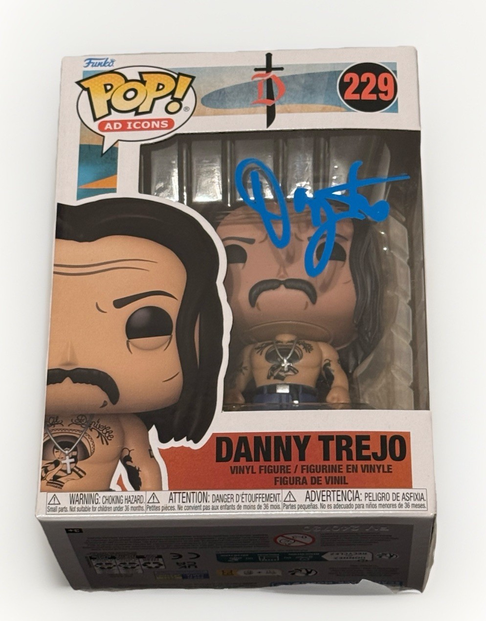 DANNY TREJO signed (POP AD ICONS) autographed #229 Funko Pop BECKETT ...