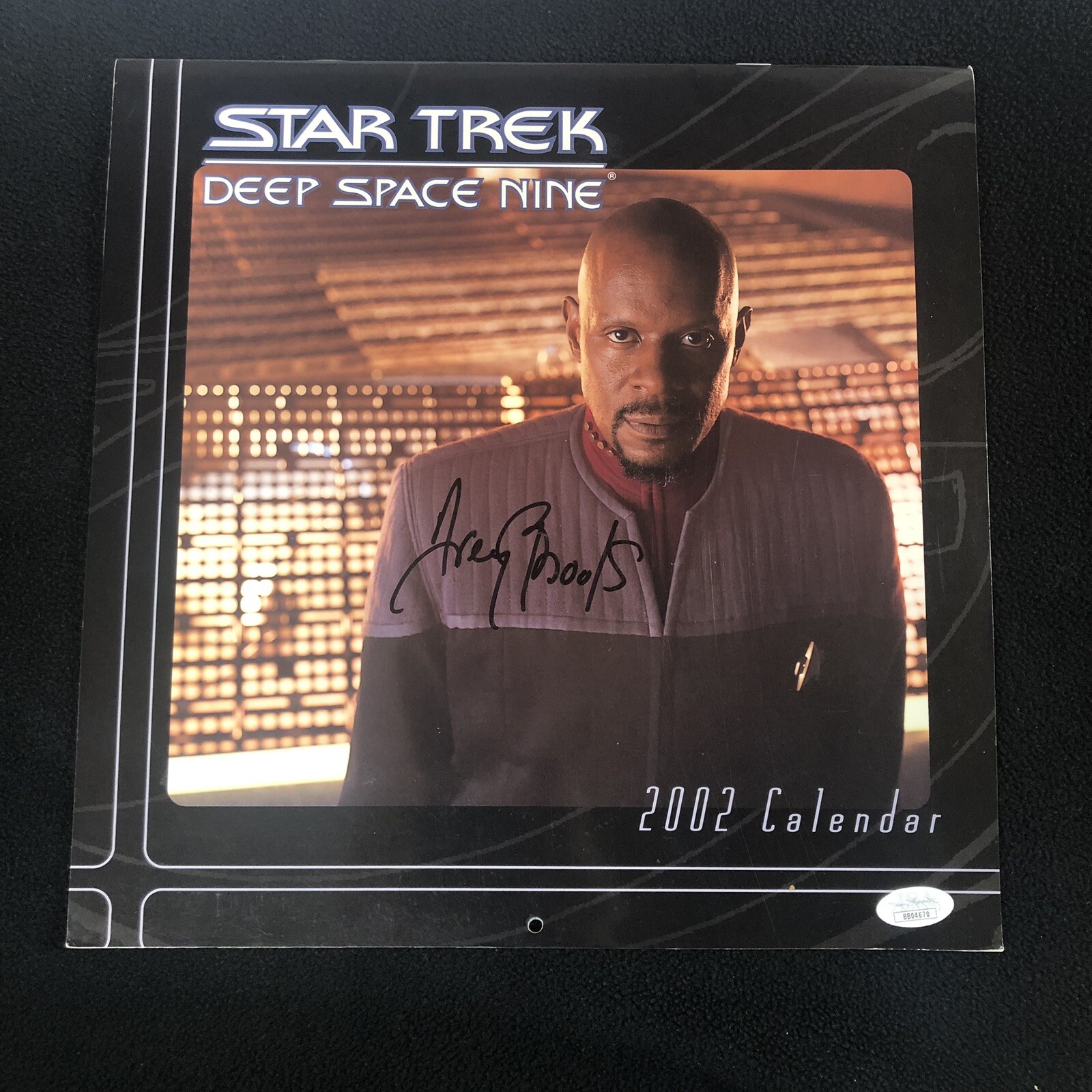 Star Trek Deep Space Nine Cast Signed Calendar JSA COA Avery Brooks +4 ...