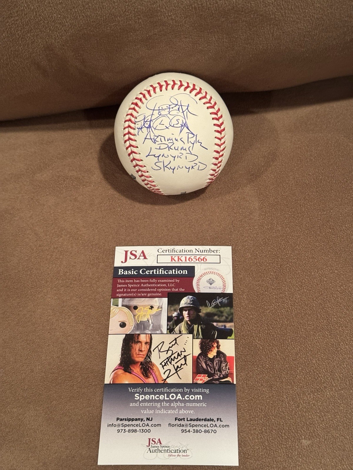 Artimus Pyle Lynyrd Skynyrd Signed Autographed OMB Baseball W/ Drum ...