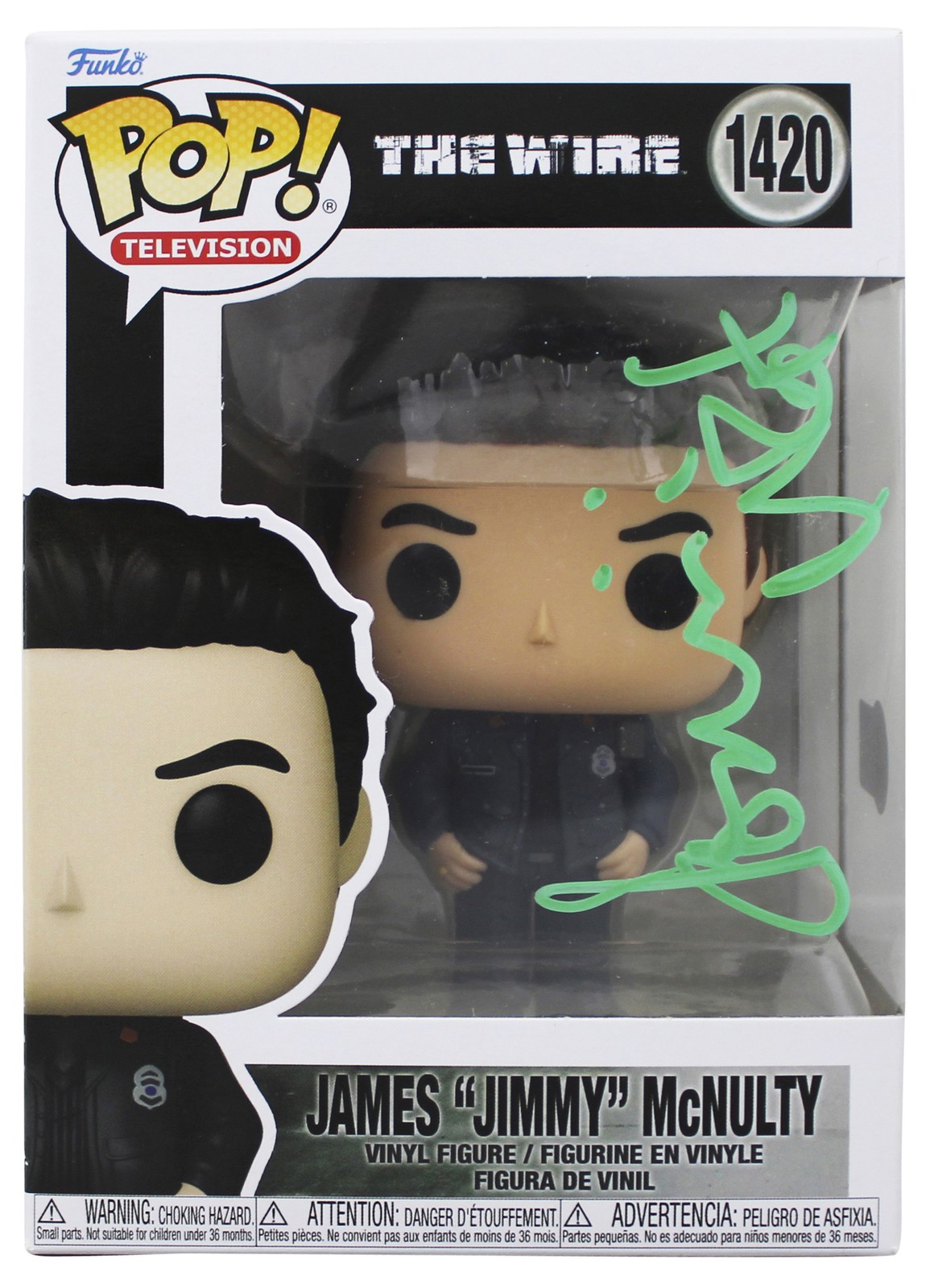 Dominic West The Wire Signed James McNulty #1420 Funko Pop Vinyl Figure ...