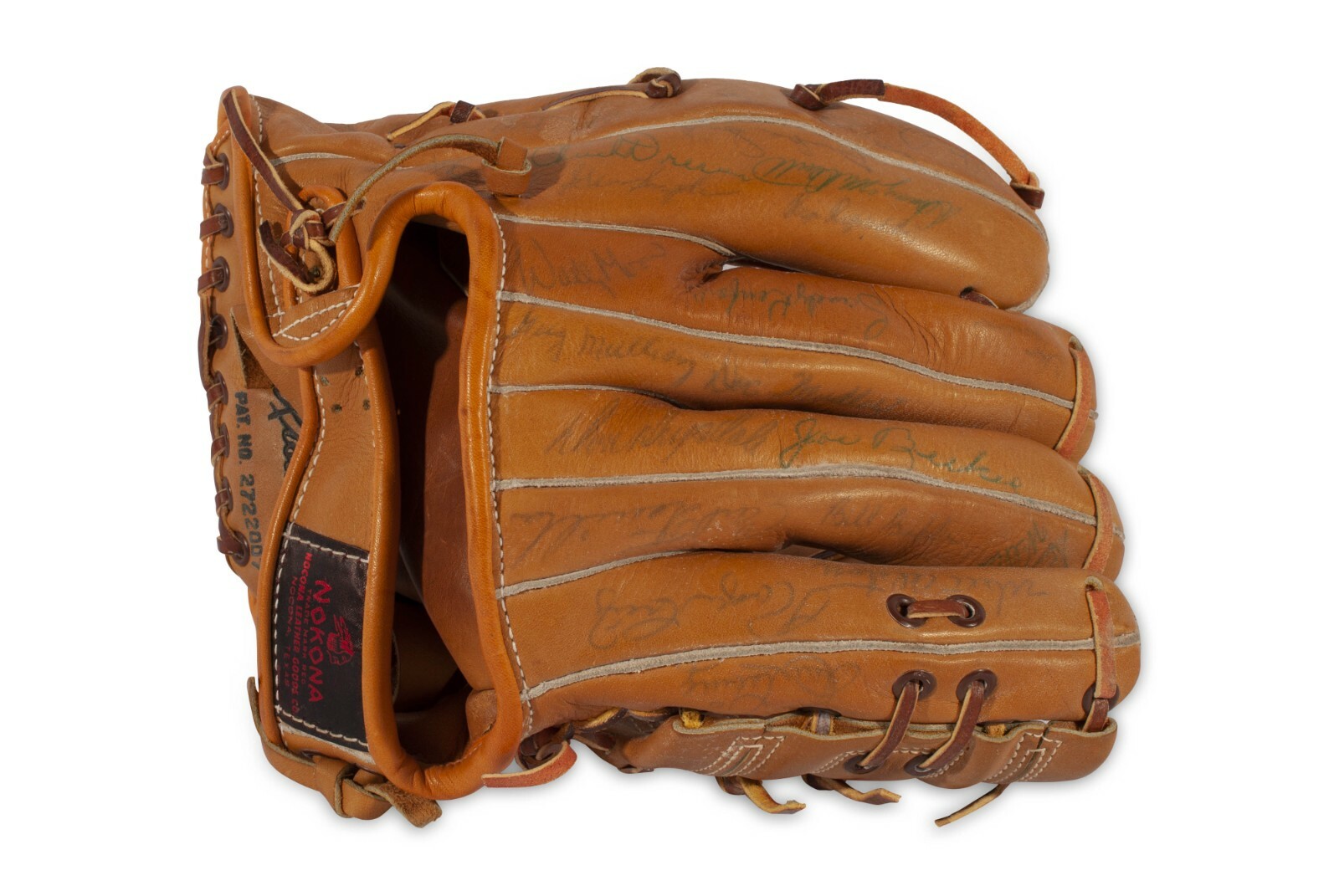 1959 Los Angeles Dodgers World Series Champs Team Signed 1950's Glove ...