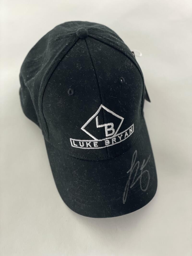 LUKE BRYAN SIGNED AUTOGRAPH BASEBALL CAP HAT - CRASH MY PARTY COUNTRY ...