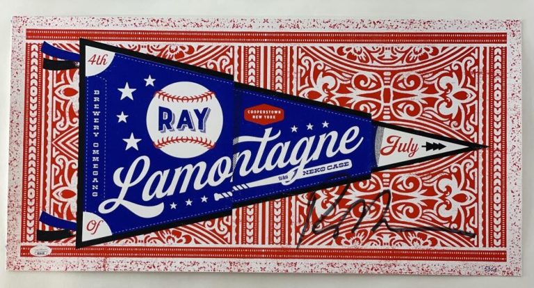 RAY LAMONTAGNE SIGNED AUTOGRAPH 12X24 CONCERT TOUR POSTER COOPERSTOWN 7 ...
