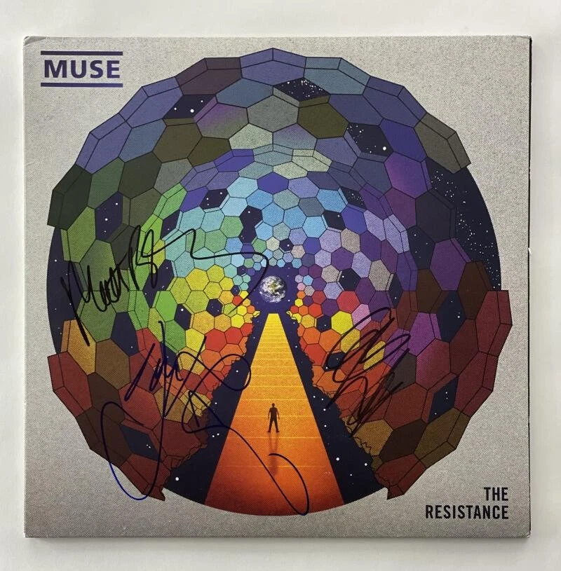 MUSE FULL BAND (X3) SIGNED AUTOGRAPH ALBUM VINYL RECORD - THE ...